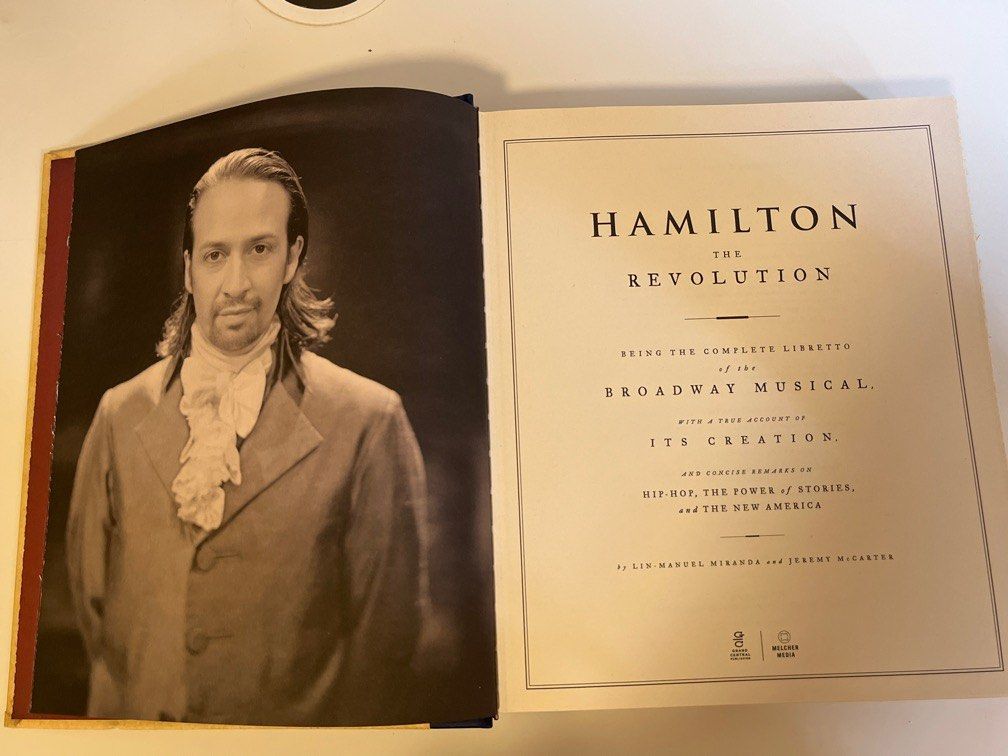 HARDCOVER Hamilton The Revolution - Book on the creation of the ...