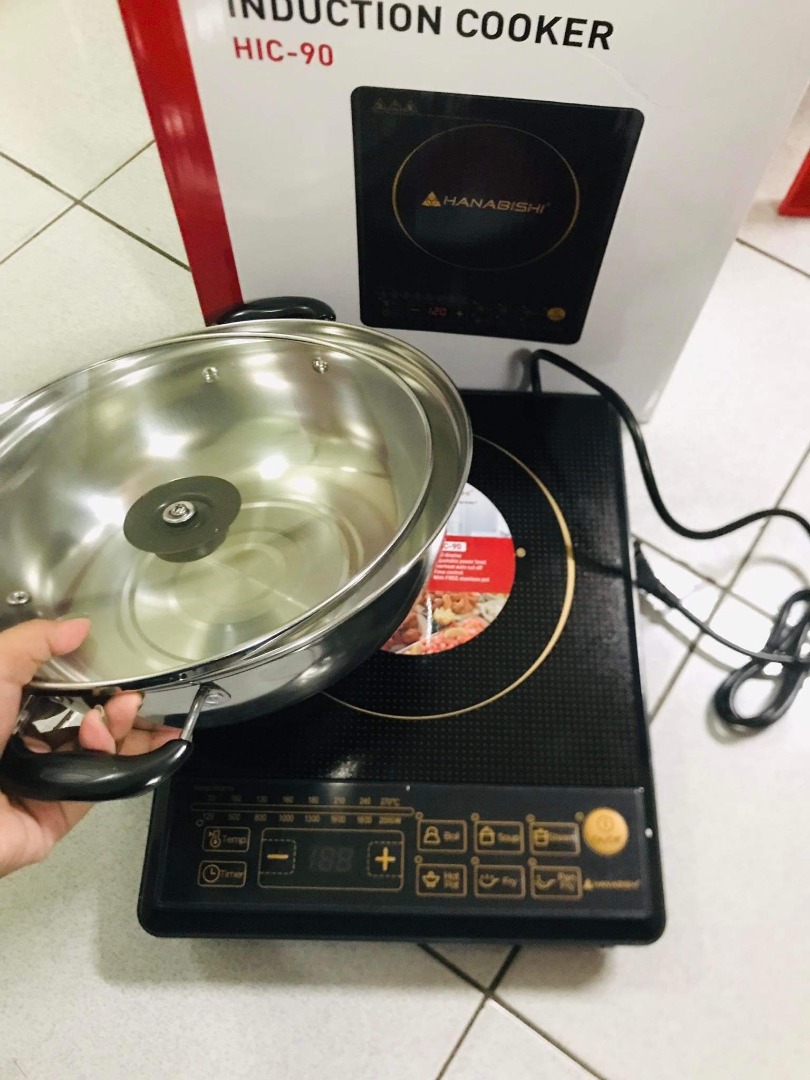 Hanabishi Induction Cooker Stove HIC-90, TV & Home Appliances, Kitchen ...
