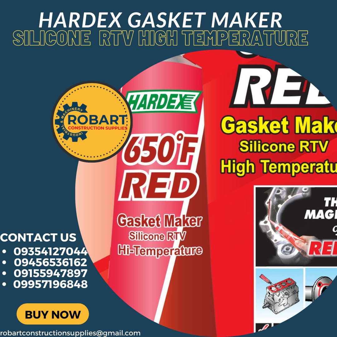 HARDEX GASKET MAKER SILICONE RTV, Commercial & Industrial, Construction ...