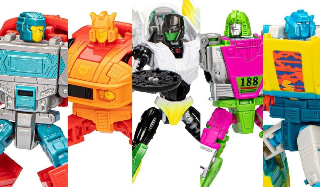 Hasbro G2 Dead End, Mirage, Sideswipe, Jazz Transformers Legacy Toxitron Collection Wave 2 ...