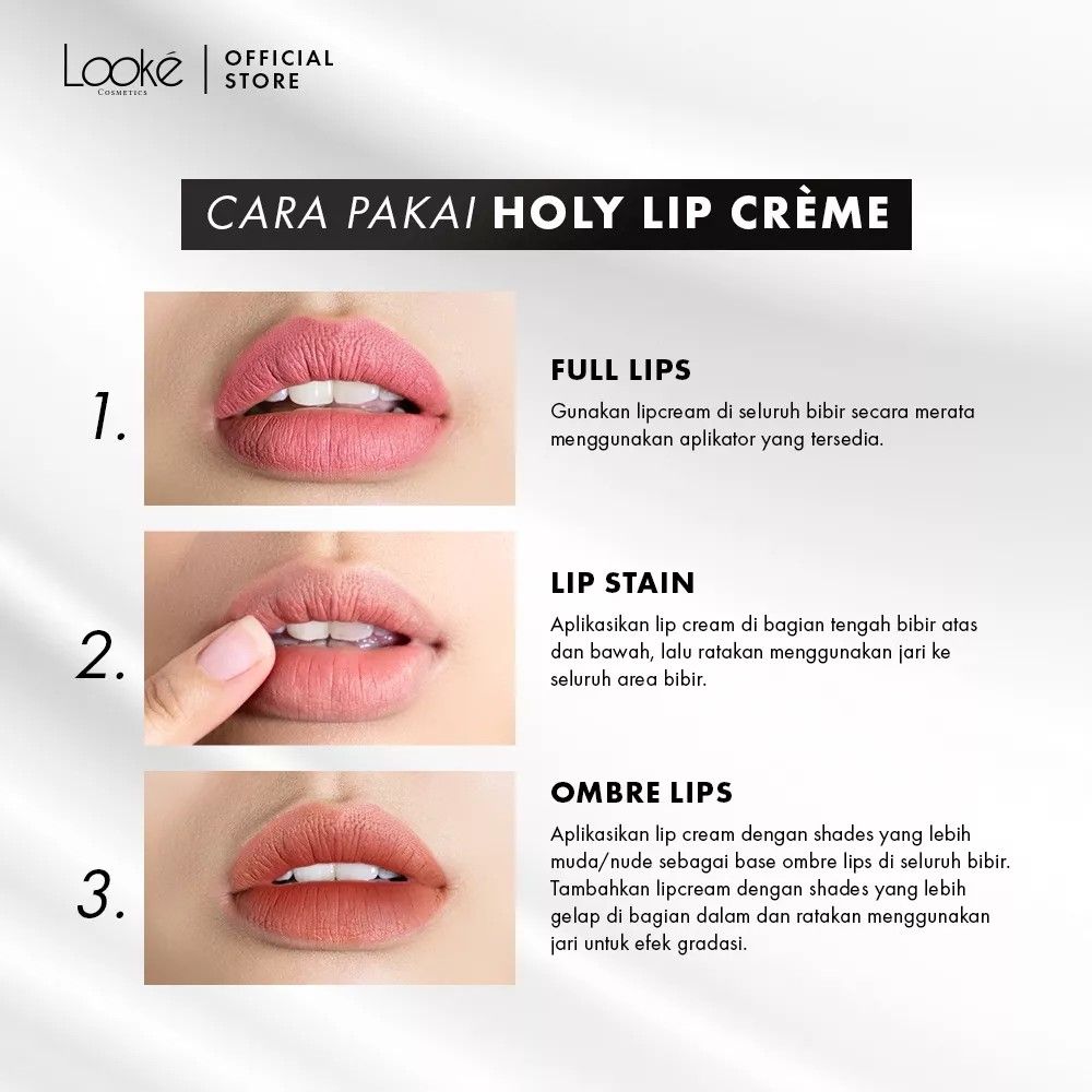 Holy Lip Creme Matte Shade Thalia by LOOKE COSMETICS Original (NEW EXP ...