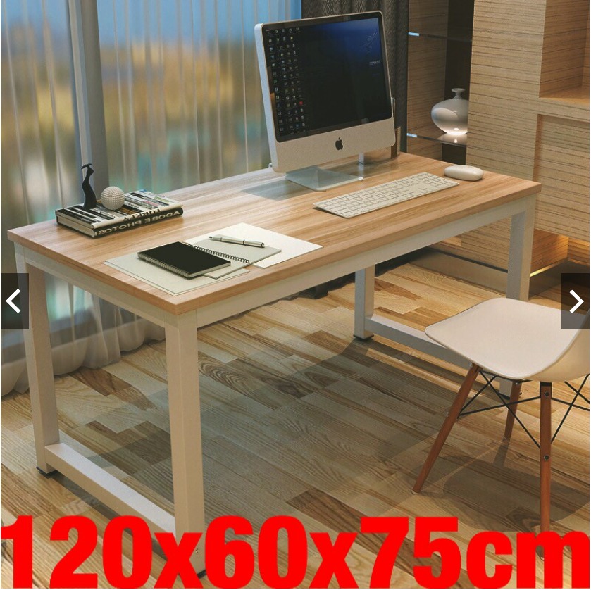Home Office Computer Study Table Desk (120cm x 60cm), Furniture & Home Living, Furniture, Tables ...