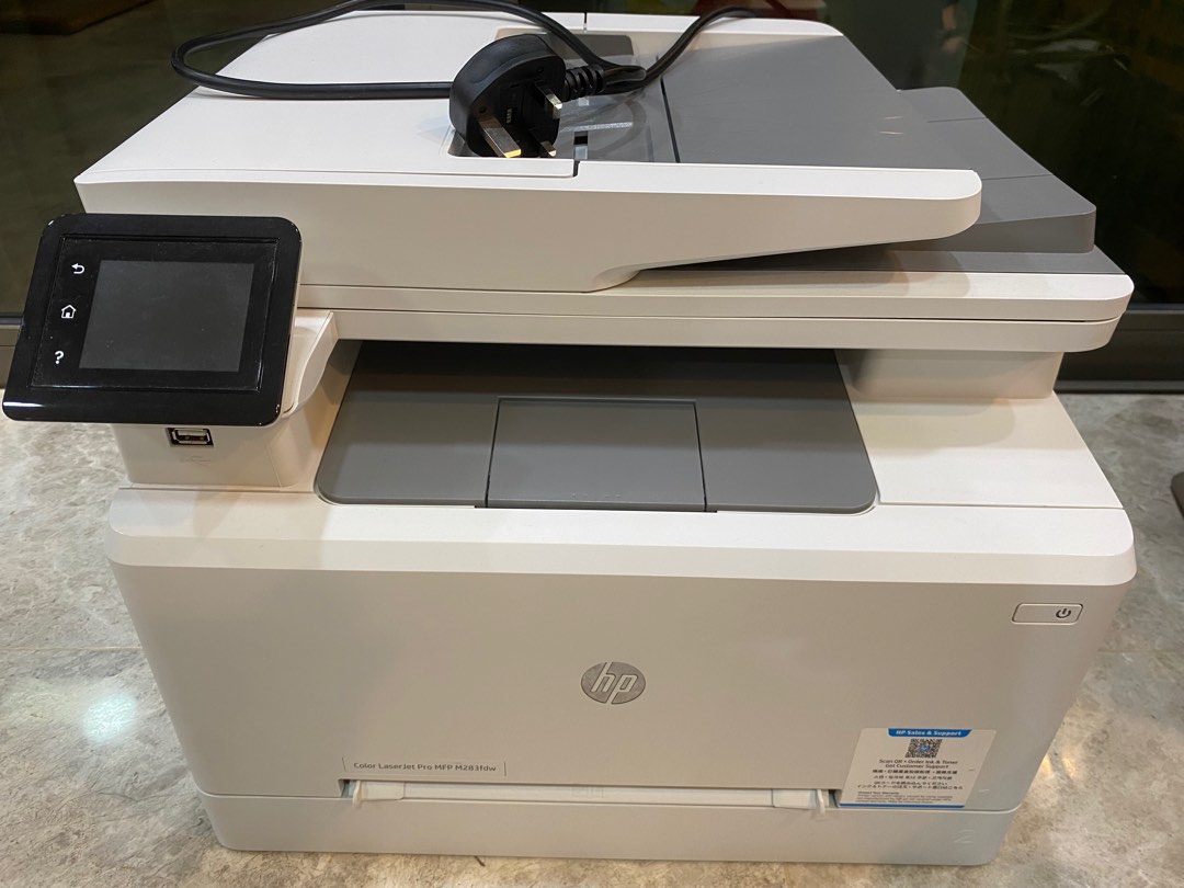 HP MFP M283 fdw Colour Laserjet, Computers & Tech, Printers, Scanners ...