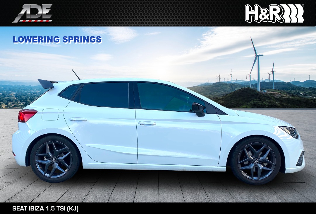 H&R LOWERING SPRINGS ON SEAT IBIZA 1.5 TSI (KJ), Car Accessories ...