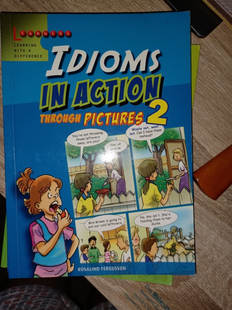 Idioms & Phrases Illustration Book, Hobbies & Toys, Books & Magazines ...