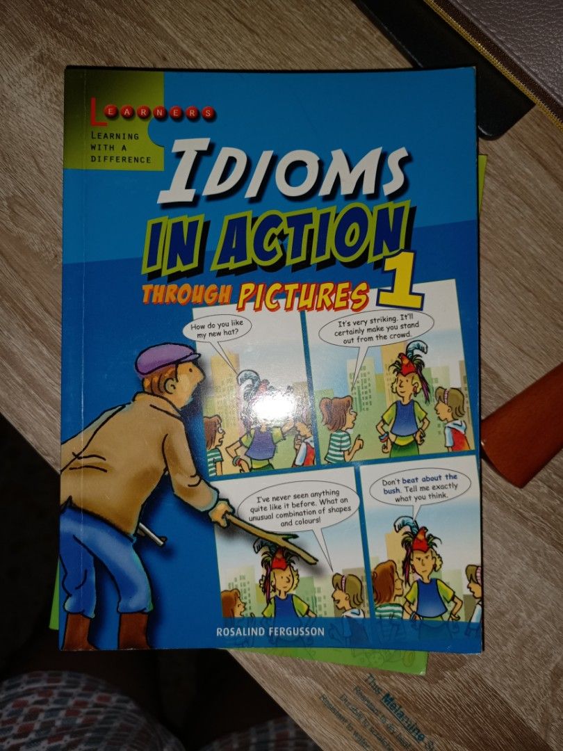 Idioms & Phrases Illustration Book, Hobbies & Toys, Books & Magazines ...