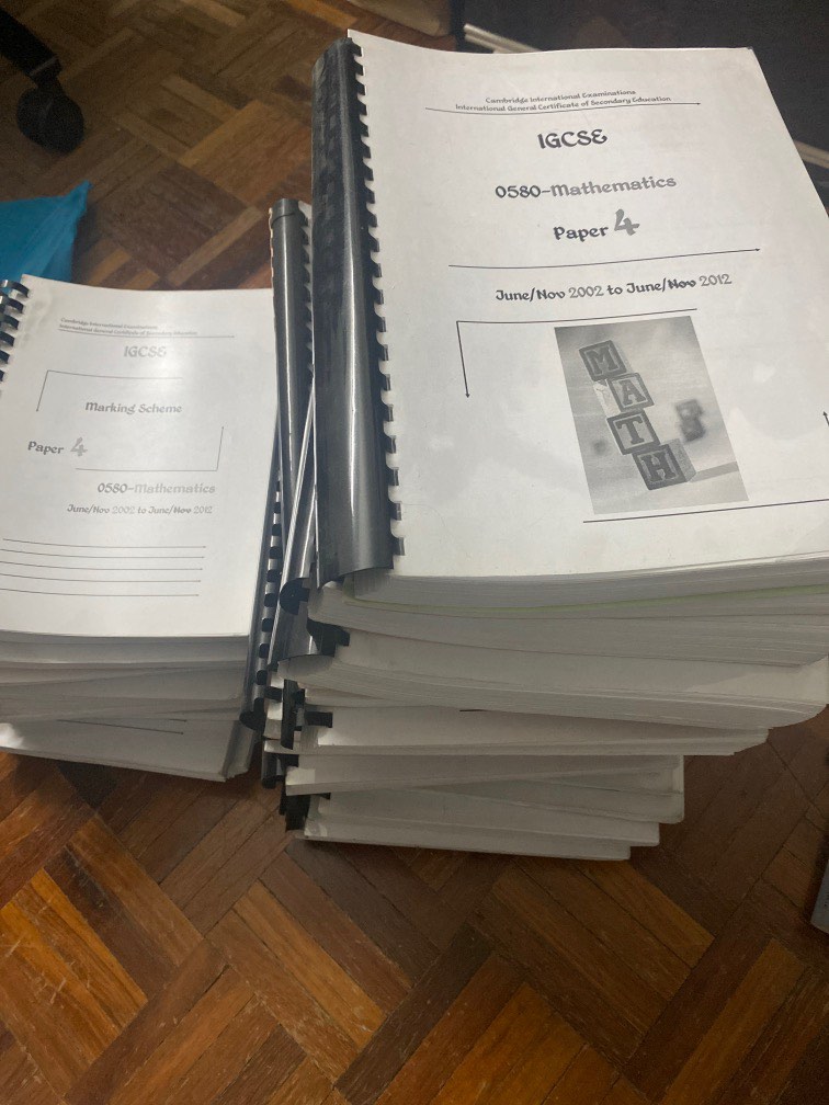 IGCSE O Levels Past Year Papers & Answer Scheme 2002 -2012, Hobbies ...