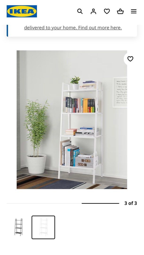 IKEA LERBERG SHELF, Furniture & Home Living, Furniture, Shelves ...