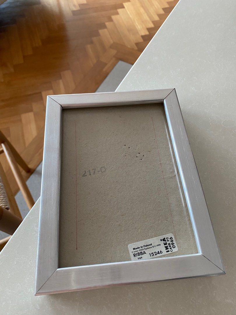 IKEA RIBBA Silver Photo Frame, Furniture & Home Living, Home Decor ...