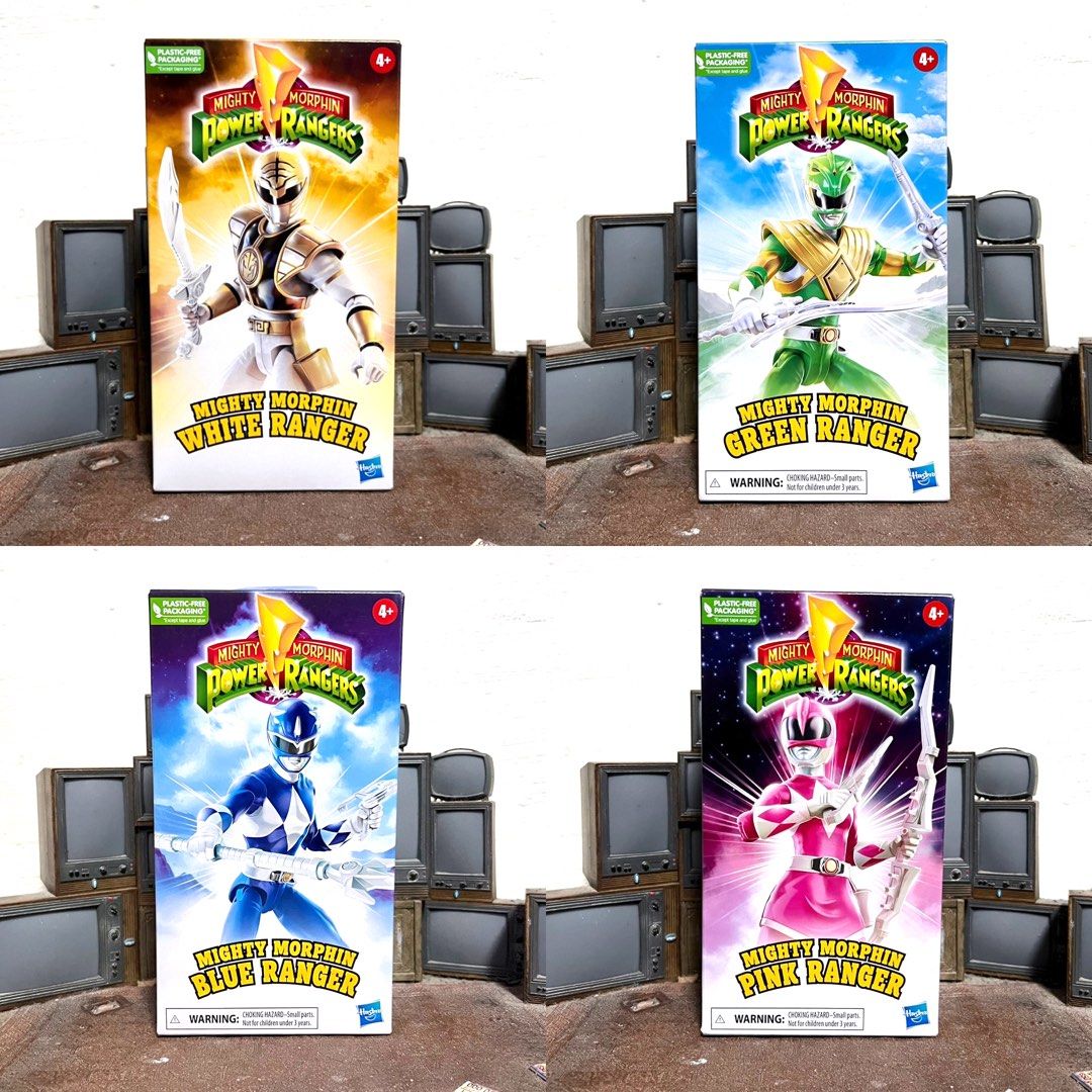 [In hand - Set of 7/4] Hasbro Lightning Collection Power Rangers Retro ...