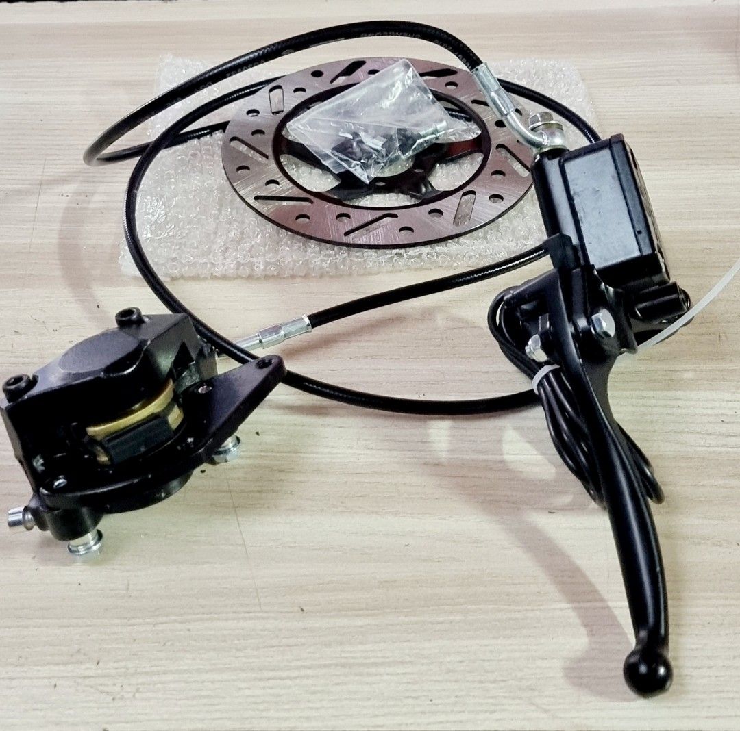 Ebike Brake Orange Tag Brake Pad Hydraulic Brake Complete Rotor Rear ...