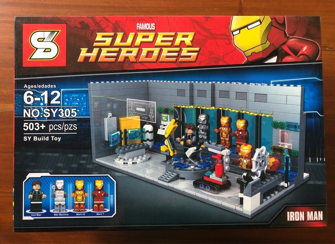 Iron Man Super Heroes Building Blocks on Carousell