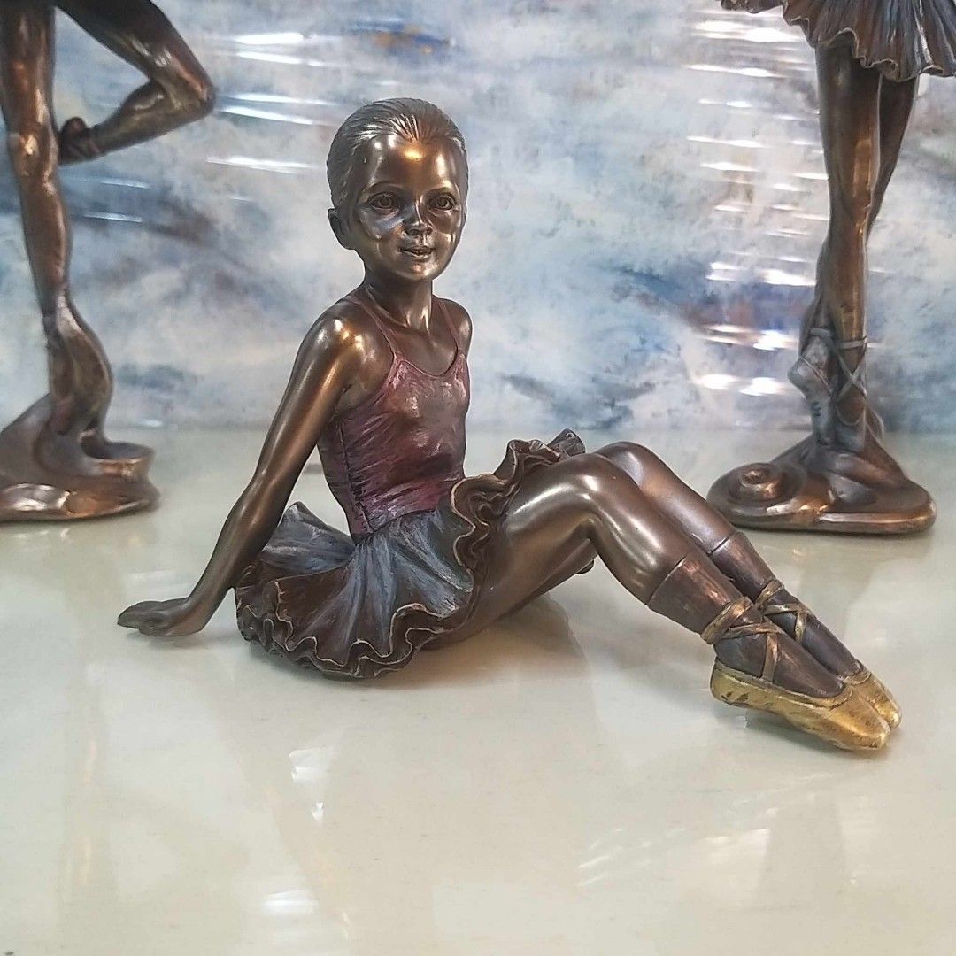 Item: VINTAGE 2003 Veronese Collection Bronze Art Ballerina Gallery ...