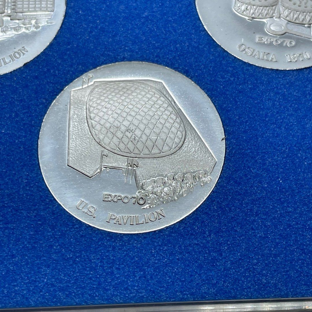 Japan Silver Medallion Osaka Expo 1975 set, Hobbies & Toys, Memorabilia ...
