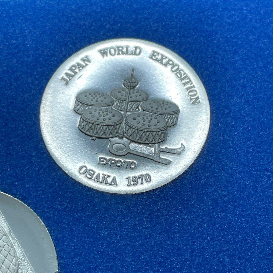 Japan Silver Medallion Osaka Expo 1975 set, Hobbies & Toys, Memorabilia ...