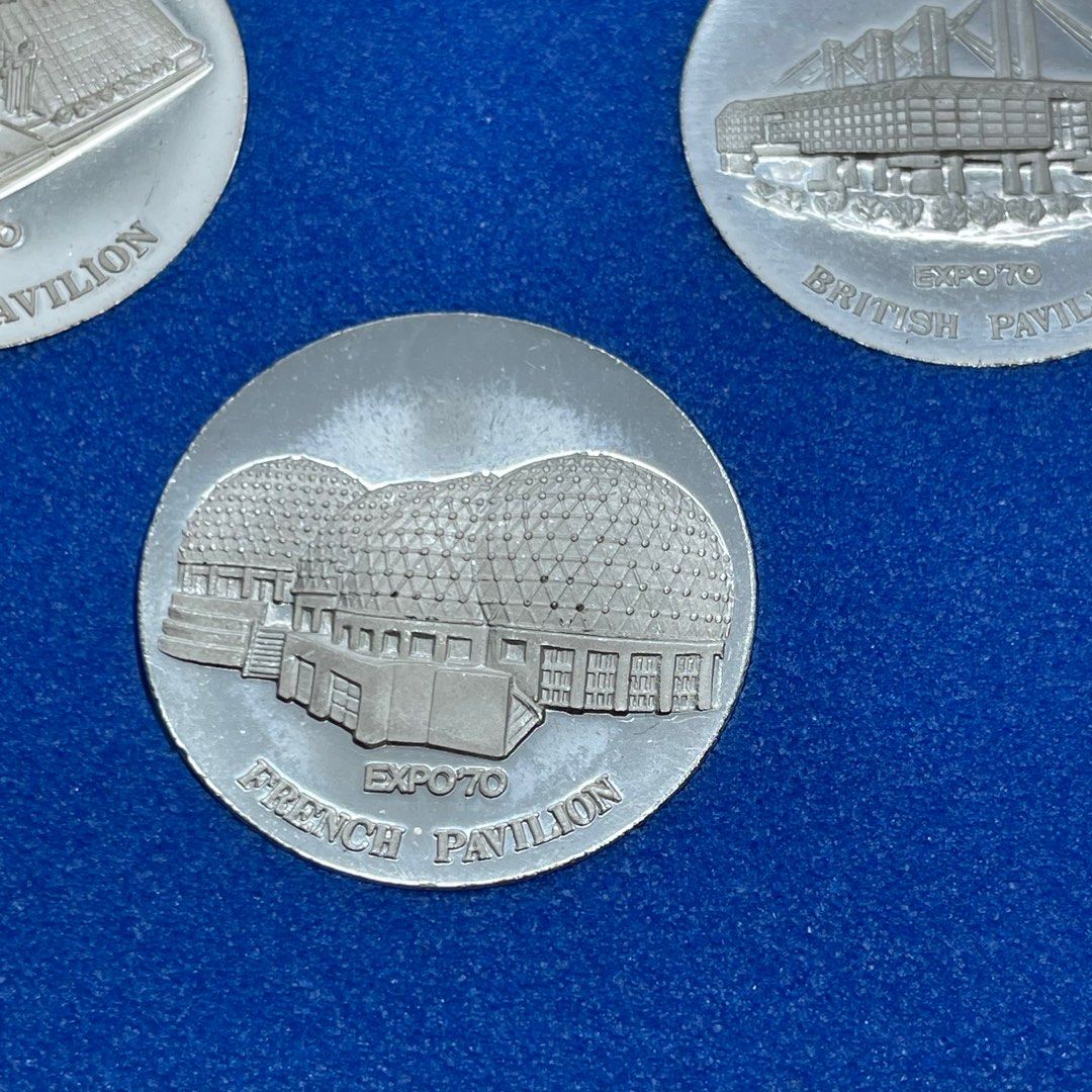 Japan Silver Medallion Osaka Expo 1975 set, Hobbies & Toys, Memorabilia ...