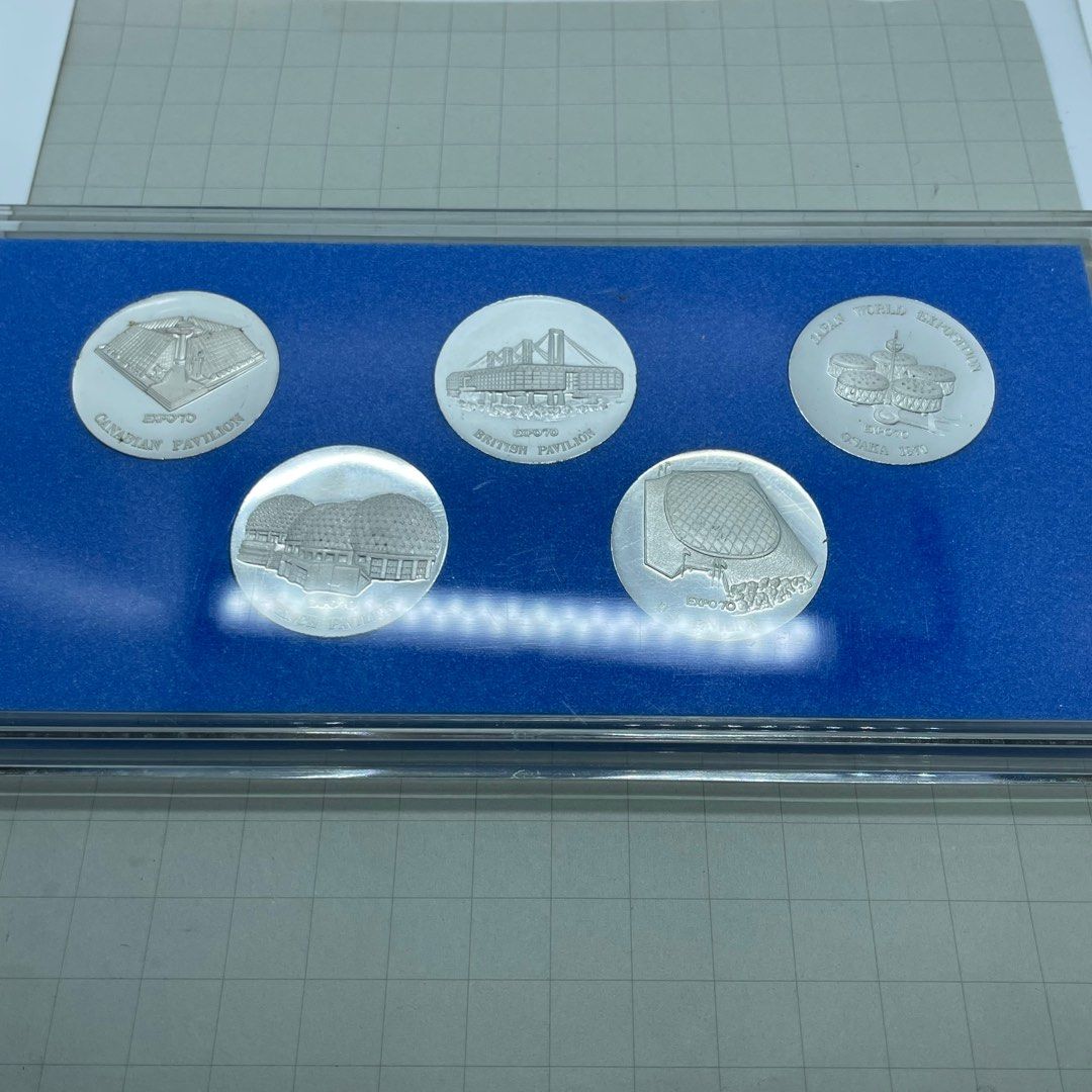 Japan Silver Medallion Osaka Expo 1975 set, Hobbies & Toys, Memorabilia ...
