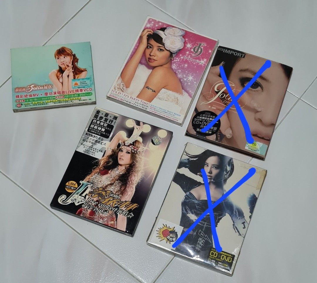 Jolin Tsai 蔡依林 Album & Concert DVD, Hobbies & Toys, Music & Media, CDs & DVDs on Carousell