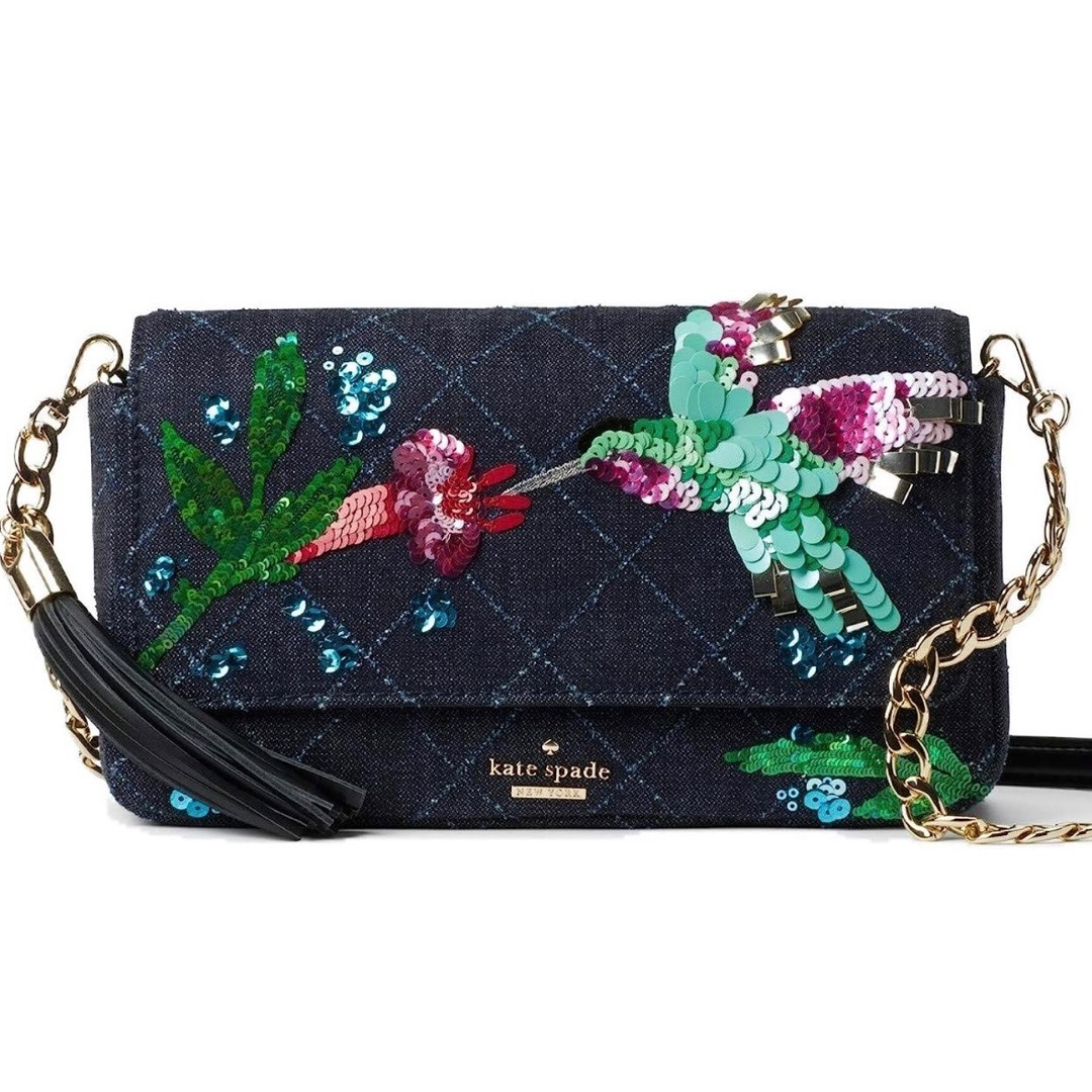 Kate Spade Denim Hummingbird Bag, Women's Fashion, Bags & Wallets ...