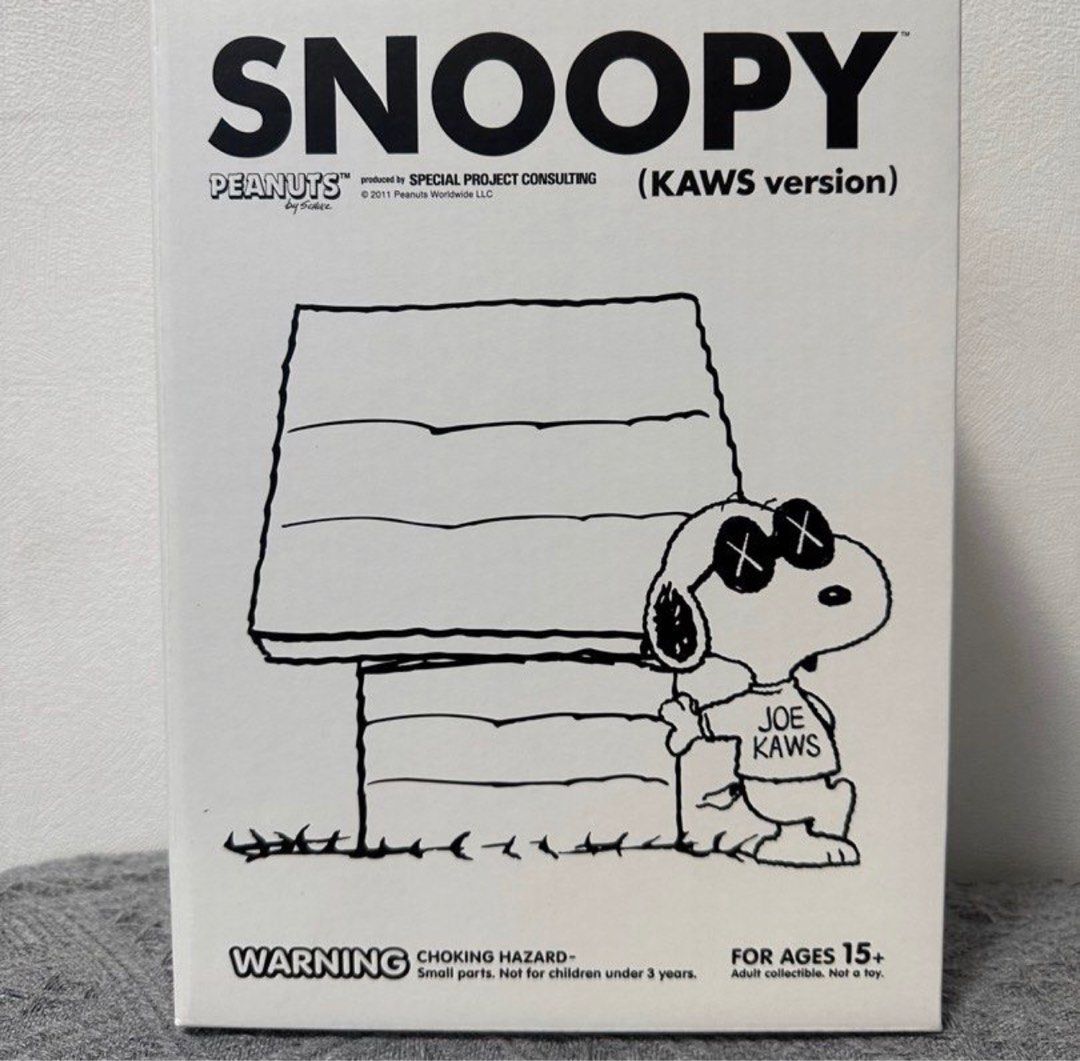 KAWS KAWS X Peanuts Joe KAWS (Snoopy), 2012, 興趣及遊戲, 玩具 & 遊戲類 - Carousell