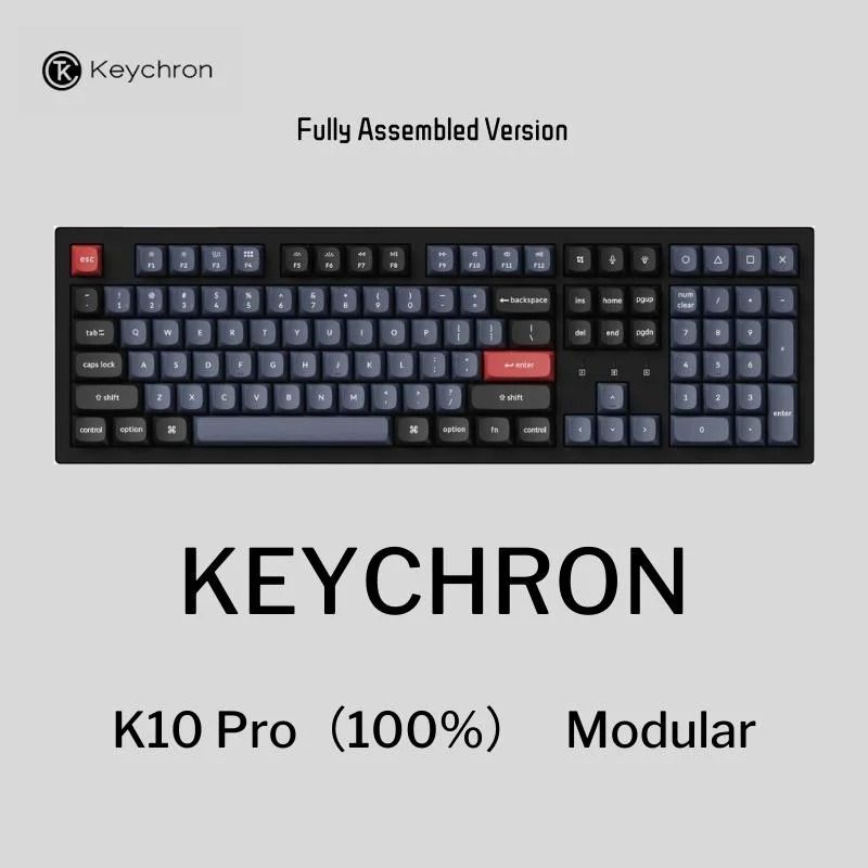 Keychron K10 Pro | Prebuilt Mechanical Keyboard | 100% (108 Keys) | Red ...