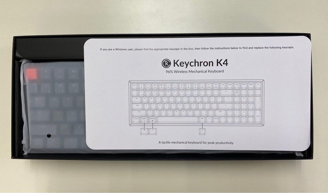 Keychron K4 version 2 keyboard 茶軸, 電腦＆科技, 電腦周邊及配件, 電腦鍵盤及相關產品 - Carousell