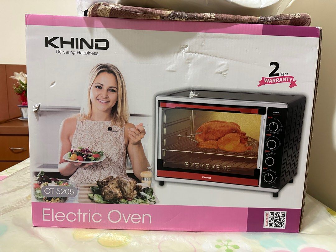 Khind 52L Electric Oven OT5205, TV & Home Appliances, Kitchen ...