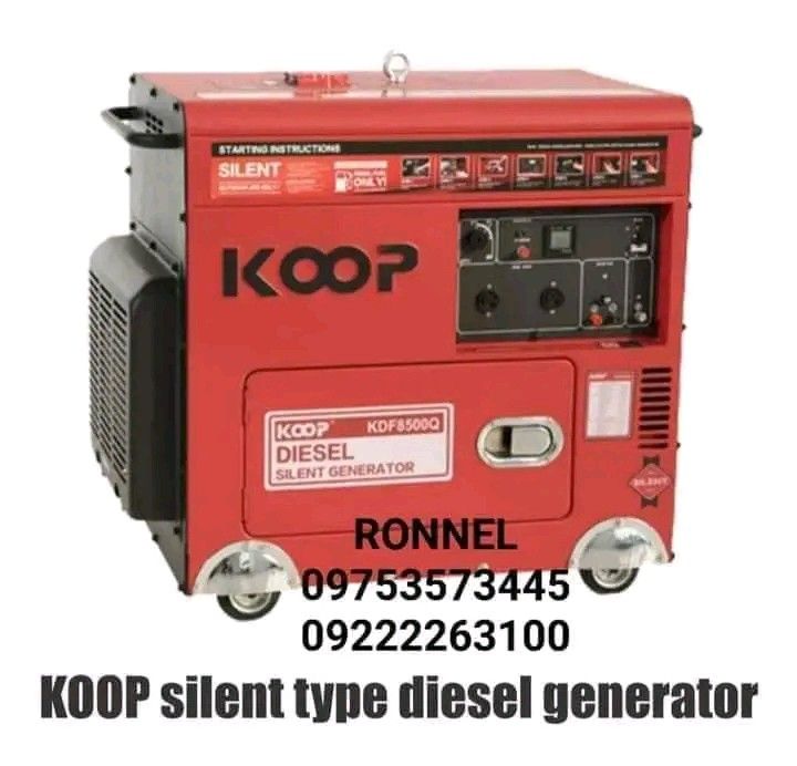 KOOP 5.5KVA Air-cooled, Silent-type Diesel Generator on Carousell