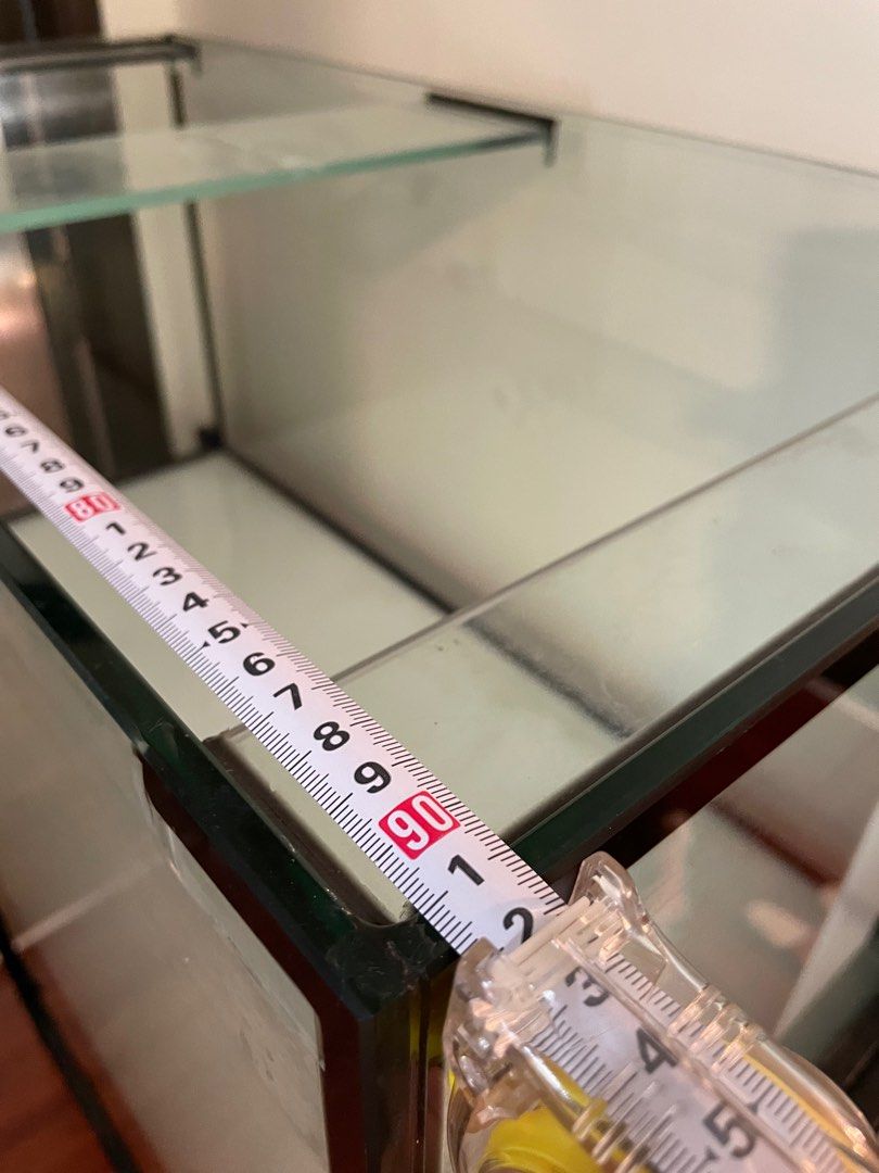 Large Glass Fish Tank with Metal Stand, Pet Supplies, Homes & Other Pet ...