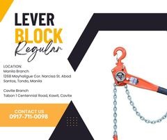 Lever Block (regular), Commercial & Industrial, Construction Tools ...