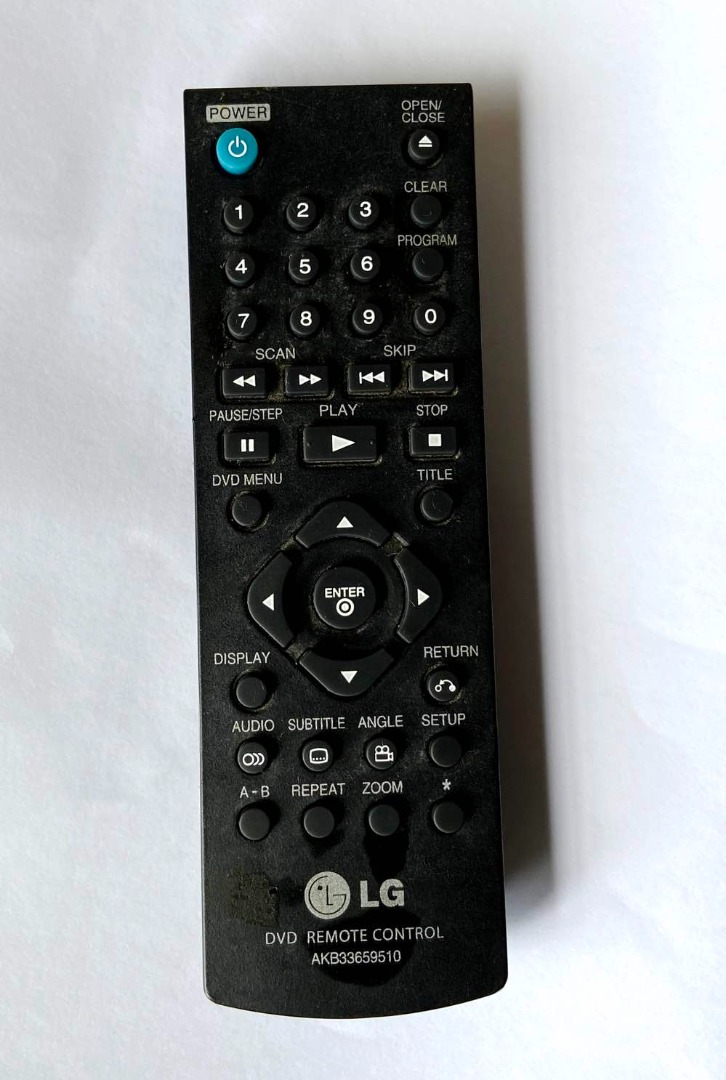 LG DVD Remote controller control, TV & Home Appliances, Other Home ...