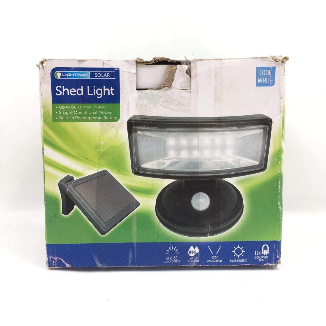 LIGHTWAY SOLAR Shed Light, Furniture & Home Living, Lighting & Fans ...