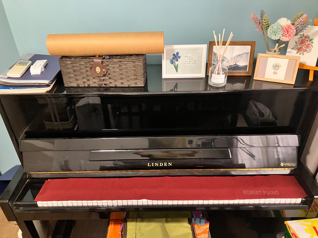 Linden Upright Piano (Designed by Kawai), Hobbies & Toys, Music & Media ...