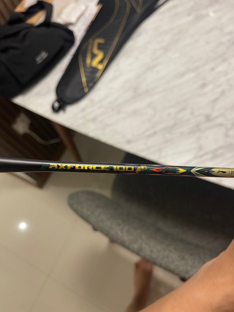 Lining Axforce 100 3UG5, Sports Equipment, Sports & Games, Racket ...