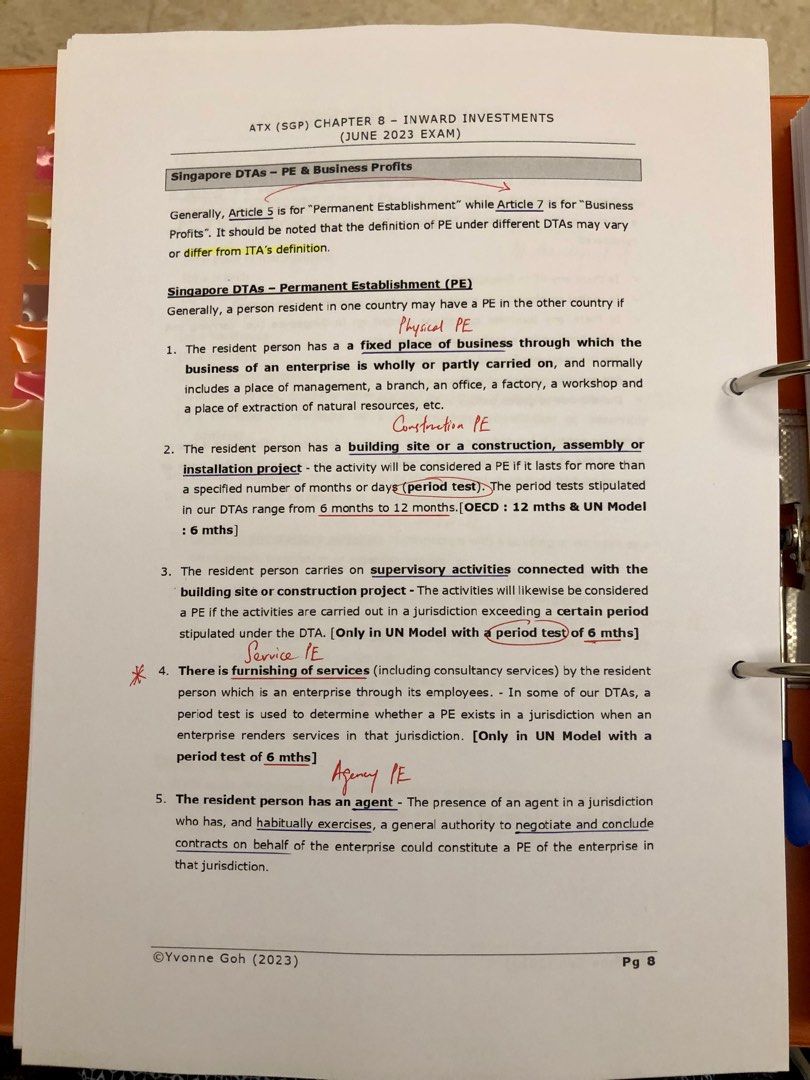 LSBF ACCA ATX (SGP) 2023 Lecture Notes (Book 1 & 2), Hobbies & Toys ...