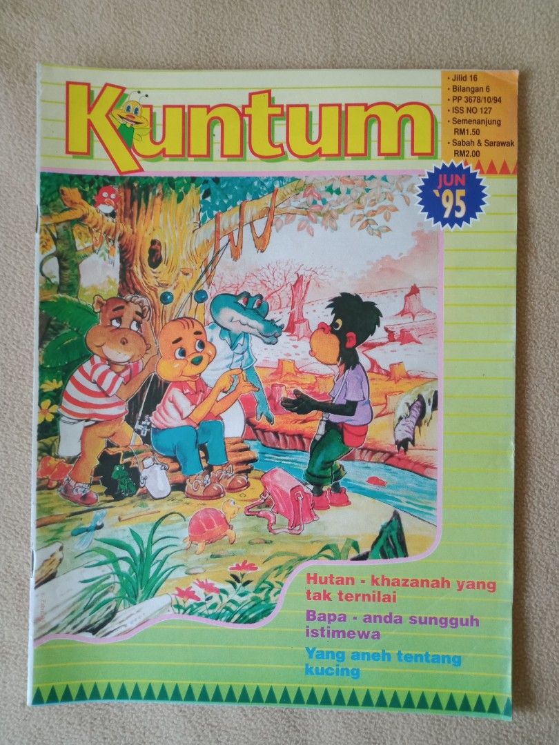 Majalah Kuntum tahun 1995, Hobbies & Toys, Books & Magazines, Magazines ...