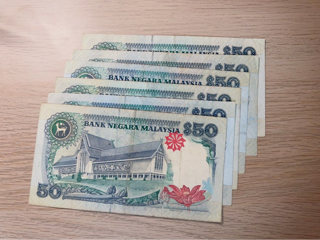 Malaysia Note Lima Puluh Ringgit $50, Hobbies & Toys, Memorabilia ...