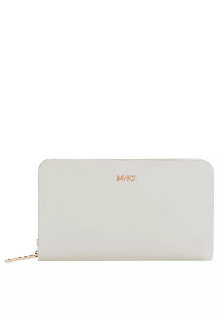 MANGO Textured Wallet with Embossed Logo, Women's Fashion, Bags ...