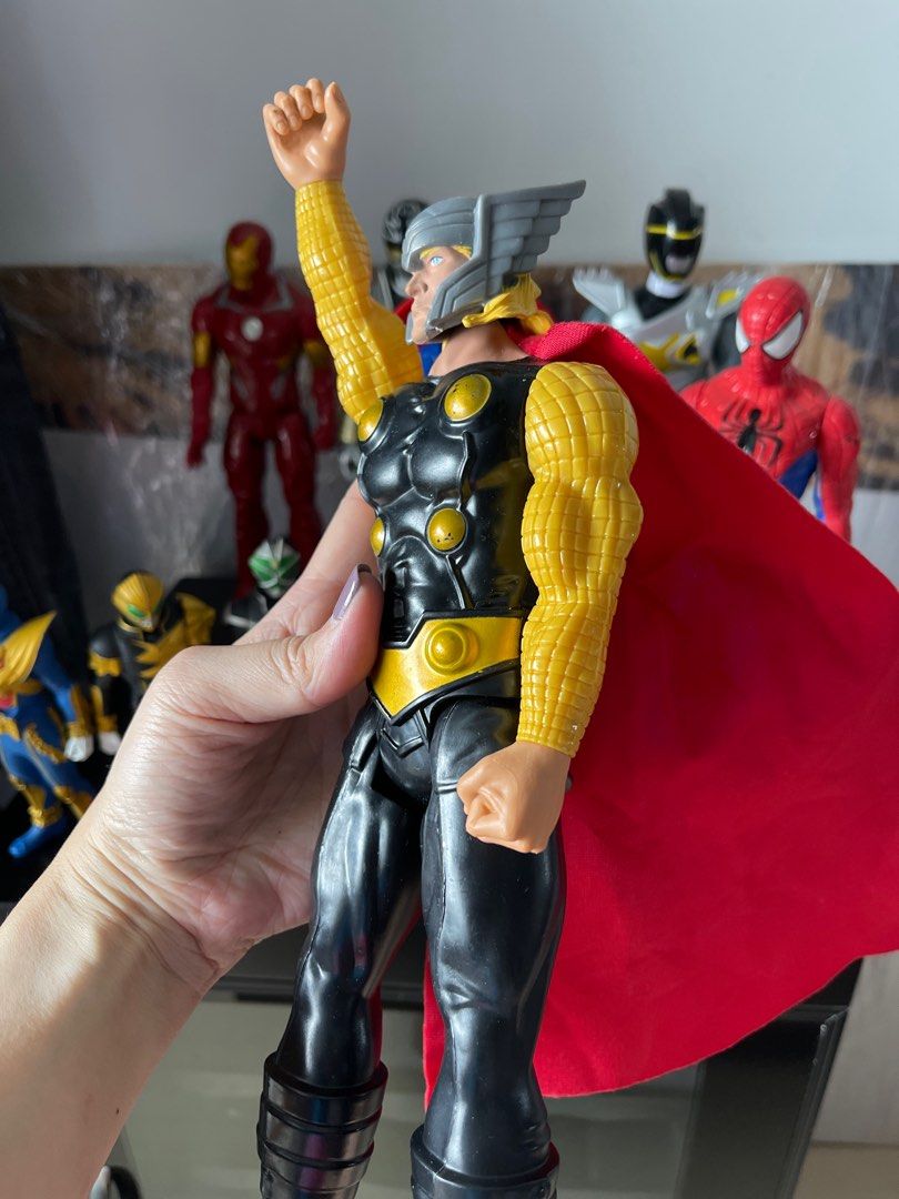 Marvel figures iron man Spider-Man Batman Thor power ranger captain ...