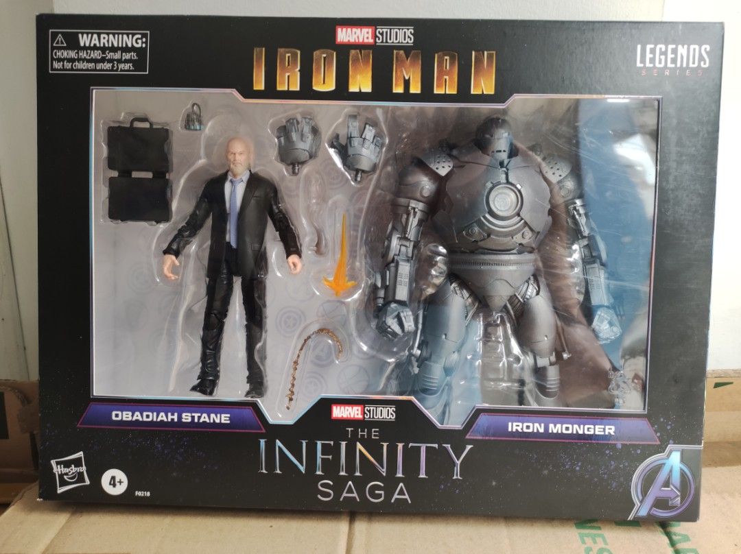 Marvel legends ironman iron monger and obidiah stane boxset, Hobbies ...