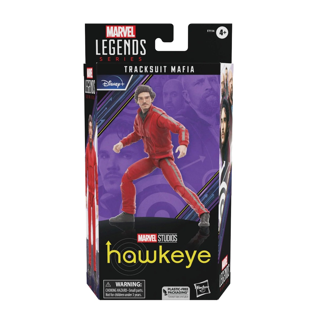 Marvel Legends Series Tracksuit Mafia, Hawkeye 6-Inch Action Figures ...
