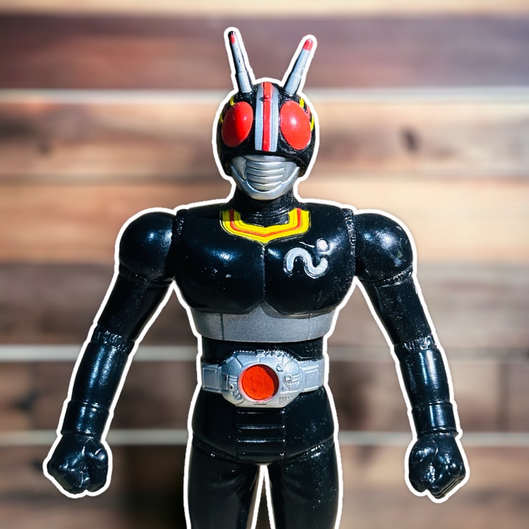 MASK RIDER BLACK - Kamen Rider Hero Series Bandai 1987 Vinyl PVC Figure ...