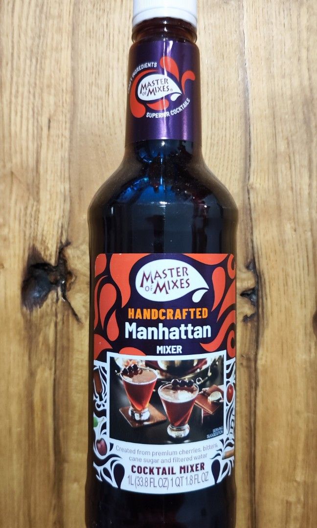 Master Of Mixes Manhattan 1l, Food & Drinks, Beverages on Carousell