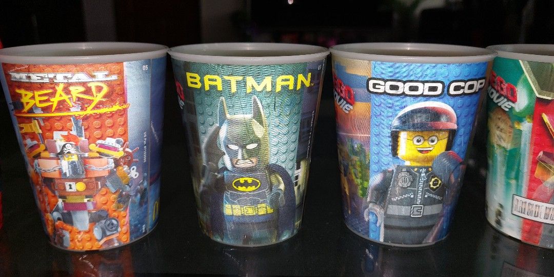McDonald's happy meal toy Lego Movie Cups, Hobbies & Toys, Toys & Games ...