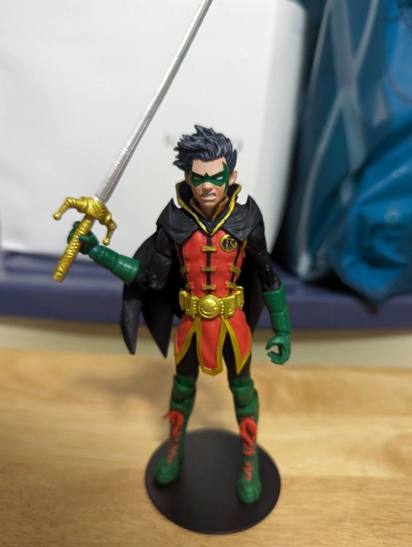McFarlane DC Multiverse Robin Damian Wayne Gold Label 5 Pack Bat Family ...