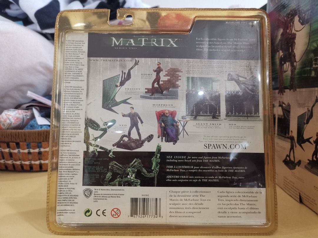McFarlane Toys Spawn The Matrix Series Two NIOBE The Matrix Reloaded ...