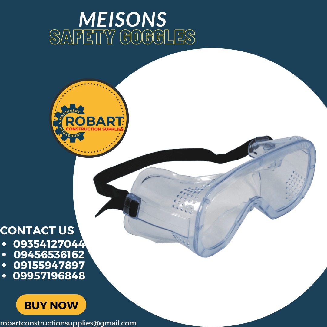 MEISONS SAFETY GOGGLES, Commercial & Industrial, Construction Tools ...