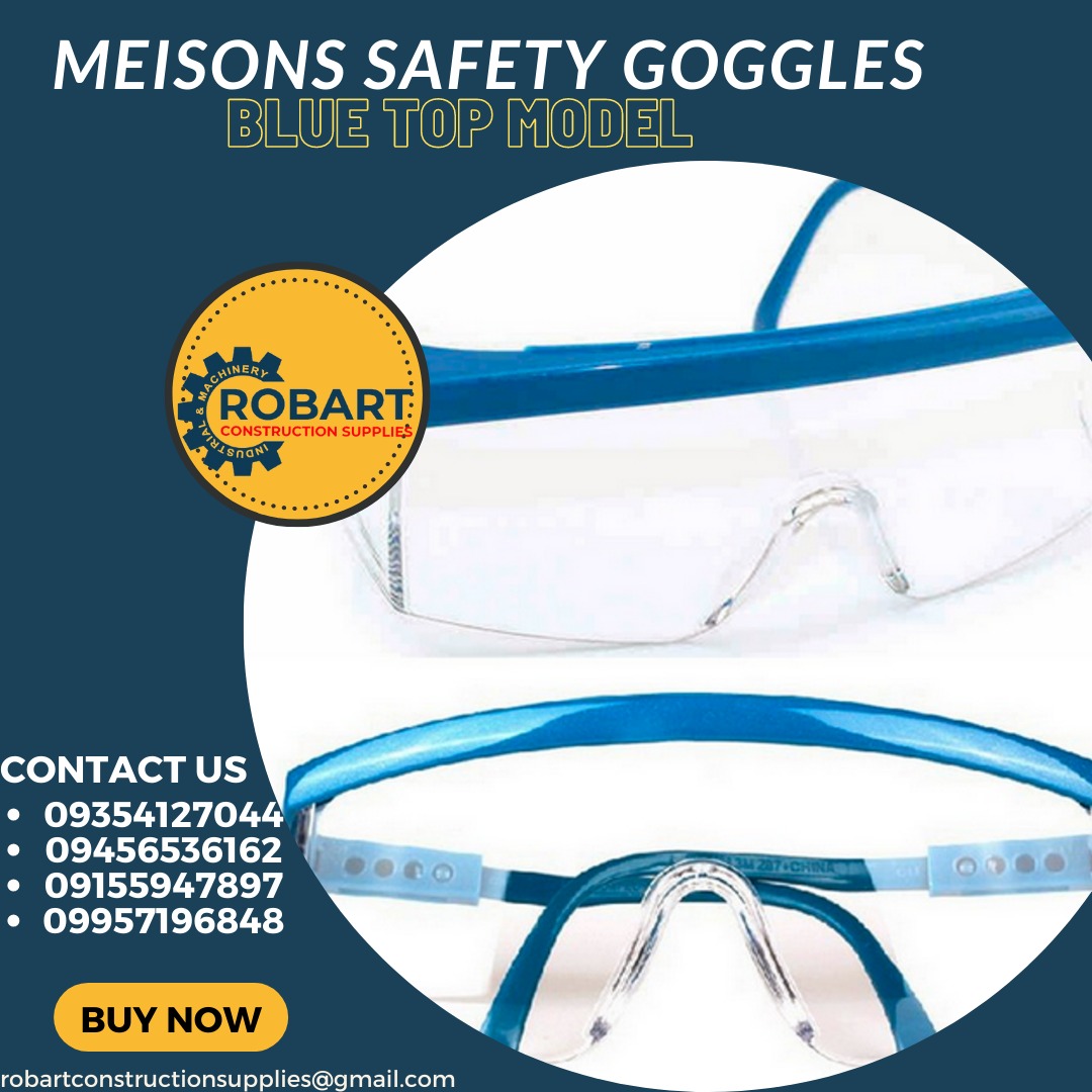 MEISONS SAFETY GOGGLES BLUE TOP MODEL on Carousell