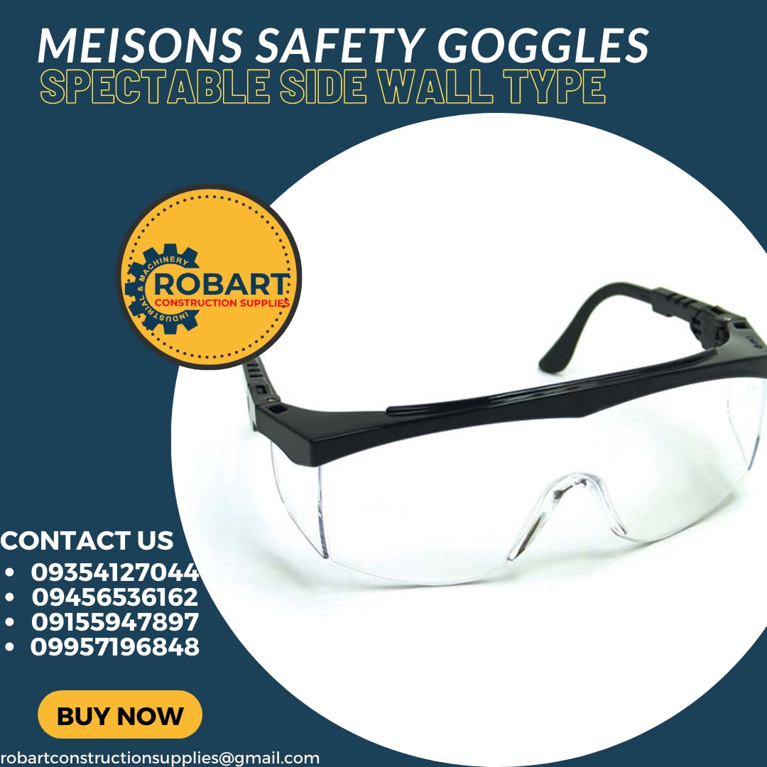 MEISONS SAFETY GOGGLES SPECTACLE SIDE WALL TYPE, Commercial ...