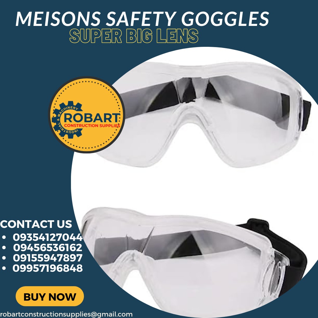 MEISONS SAFETY GOGGLES SUPER BIG LENS, Commercial & Industrial ...